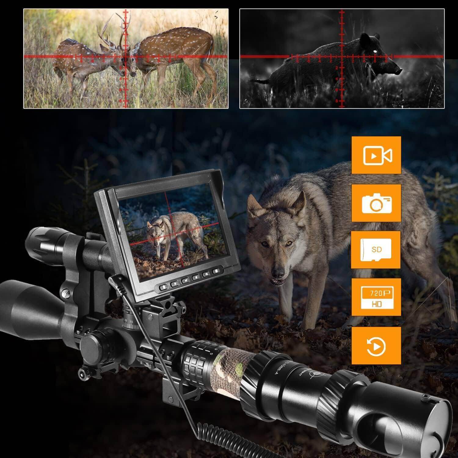 BESTSIGHT Night Vision Rifle Scope: Day & Night Clarity